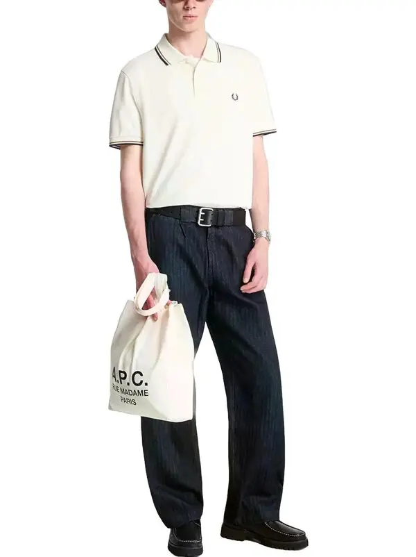 Fred Perry Short-sleeve Polo Shirt - Neutrals