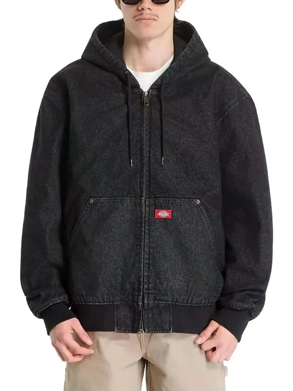 Dickies Hooded Denim Jacket - Black