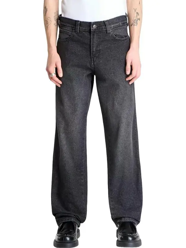 Dickies 954 Relaxed Straight Jeans Acid Wash - Black