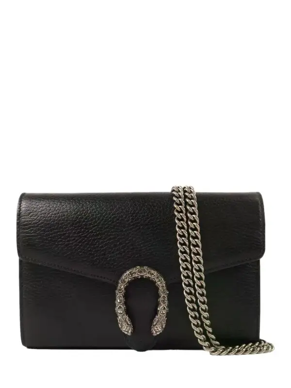 Gucci Dionysus Chain Shoulder Bag - Black