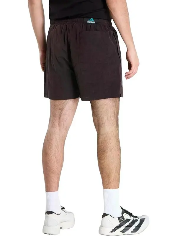 Adidas Logo-print Track Shorts - Brown
