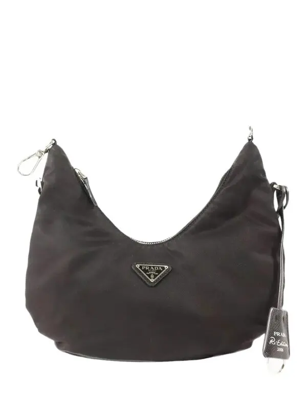 Prada Re-edition 2006 Clutch Bag - Black