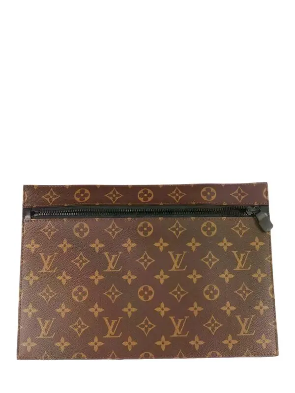 LOUIS VUITTON Monogram Macassar Weekend Tote Bag - Brown