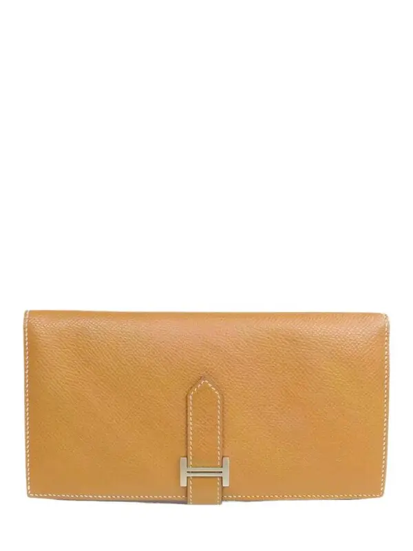 Hermès Bearn Epsom Leather Wallet - Neutrals