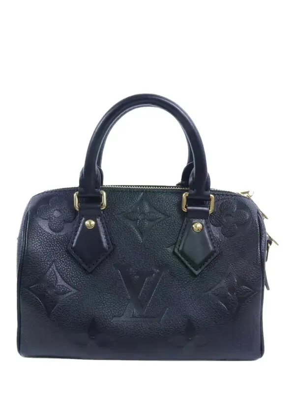 LOUIS VUITTON Speedy Bandoulière Tote Bag - Black