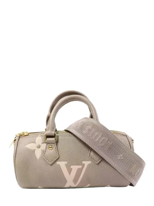 LOUIS VUITTON Papillon Bb Monogram Empreinte Tote Bag - Neutrals