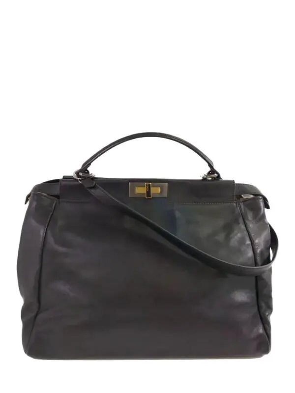 Fendi Peekaboo Tote Bag - Black