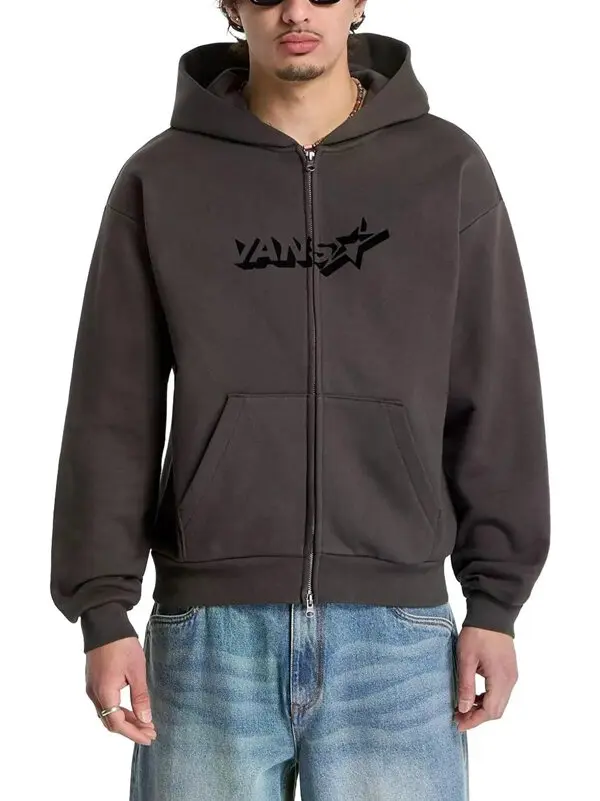 VANS Y2k Star Zip-up Hoodie - Grey