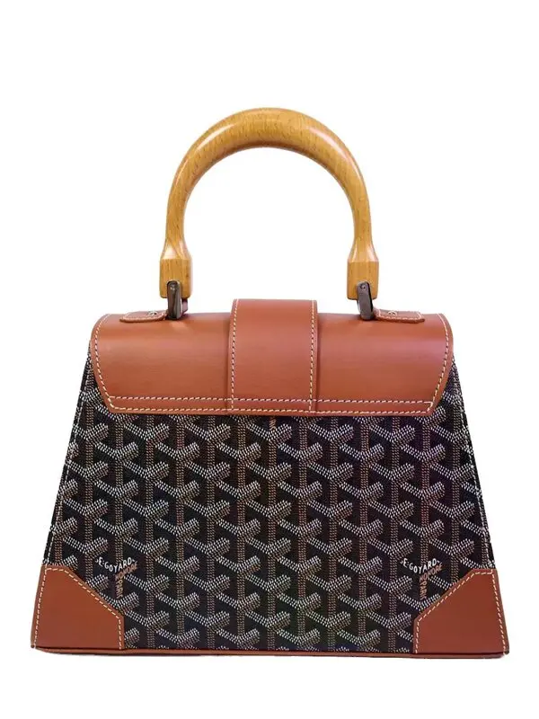 Goyard Saigon Structured Handbag - Brown
