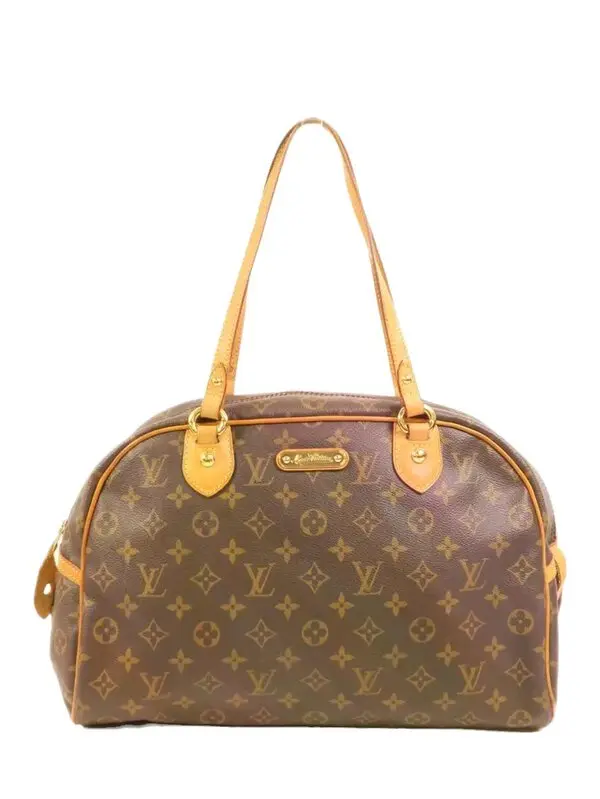 LOUIS VUITTON Monogram Montorgueil Shoulder Bag - Brown