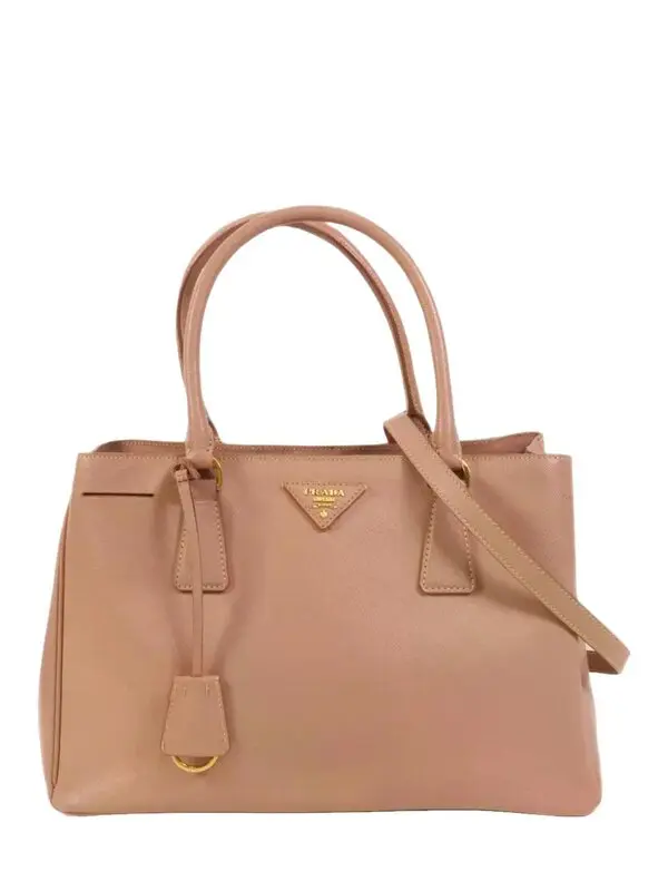 Prada Galleria Leather Shoulder Bag - Neutrals
