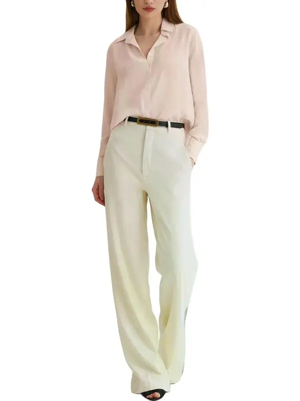 FRAMBOISE Silk Shirt - Neutrals