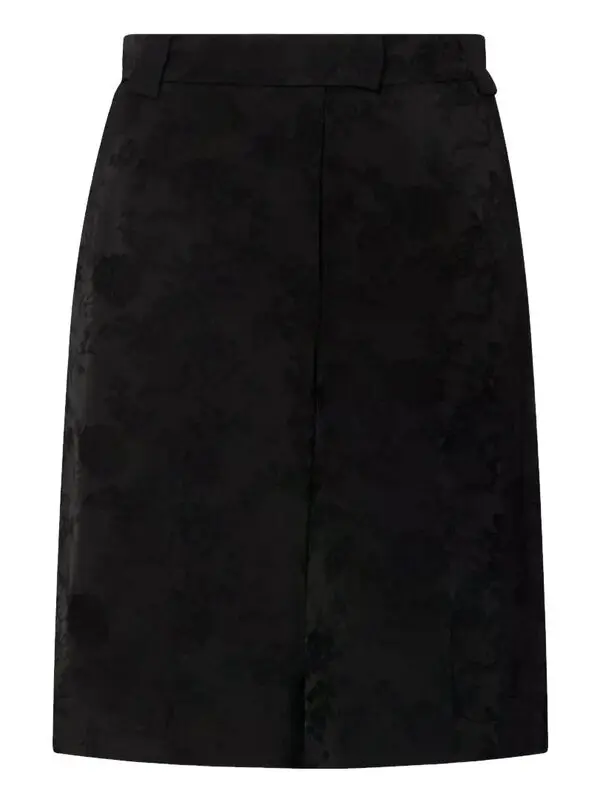 Liu Jo Jacquard Bermuda Shorts - Black