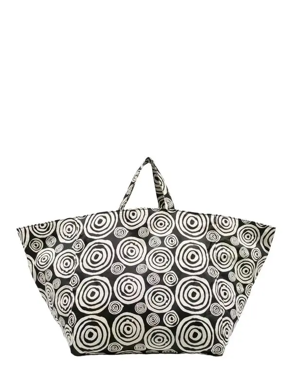 10 CORSO COMO Spiral-print Canvas Tote - Neutrals