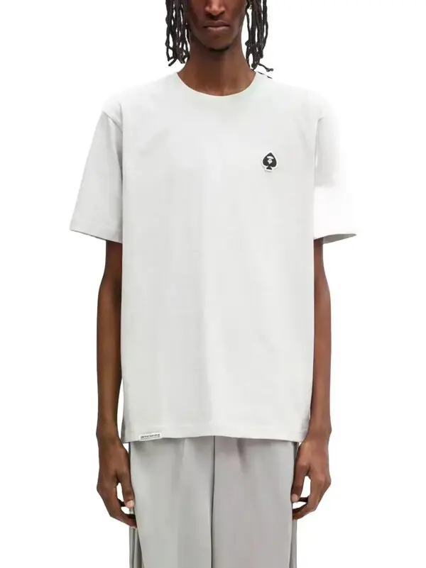 AAPE BY *A BATHING APE Logo-patch T-shirt - Grey