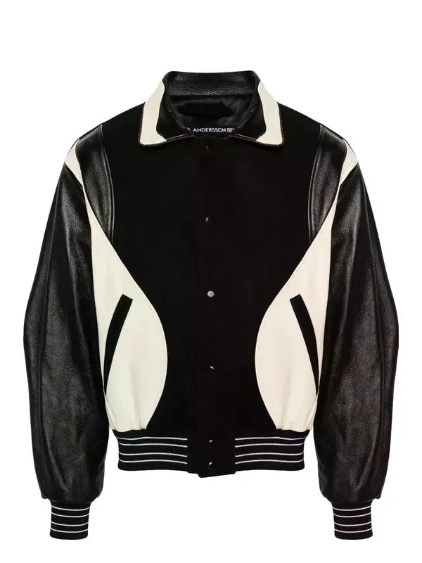 Andersson Bell Robyn Panelled Bomber Jacket - Black