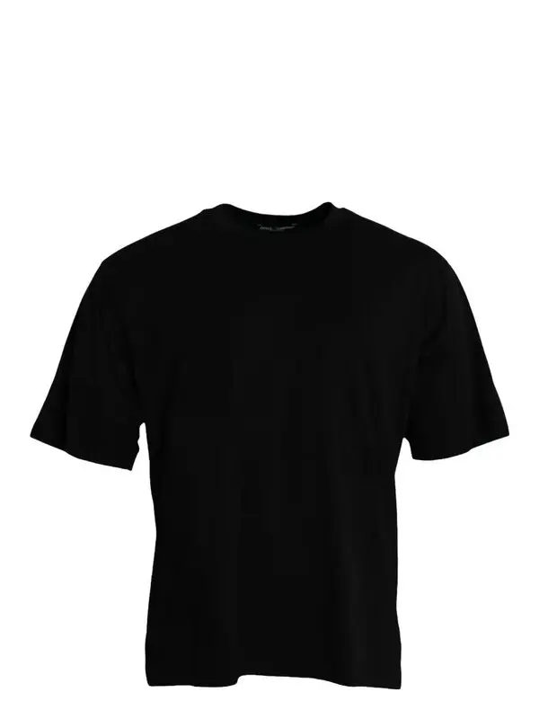 Dolce & Gabbana Round-neck Short-sleeve T-shirt - Black