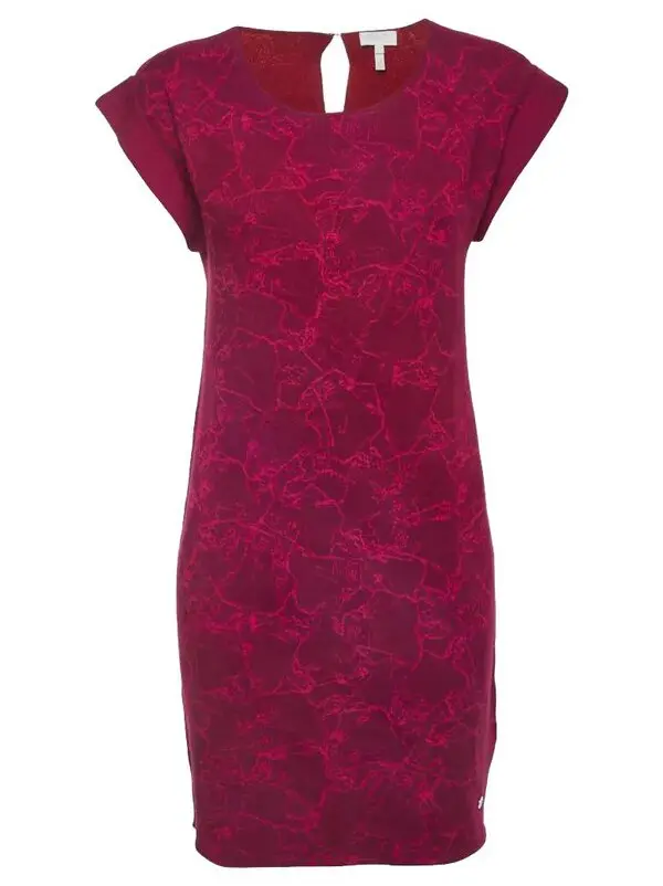 Burberry Sabirdi Printed Midi Dress - Red