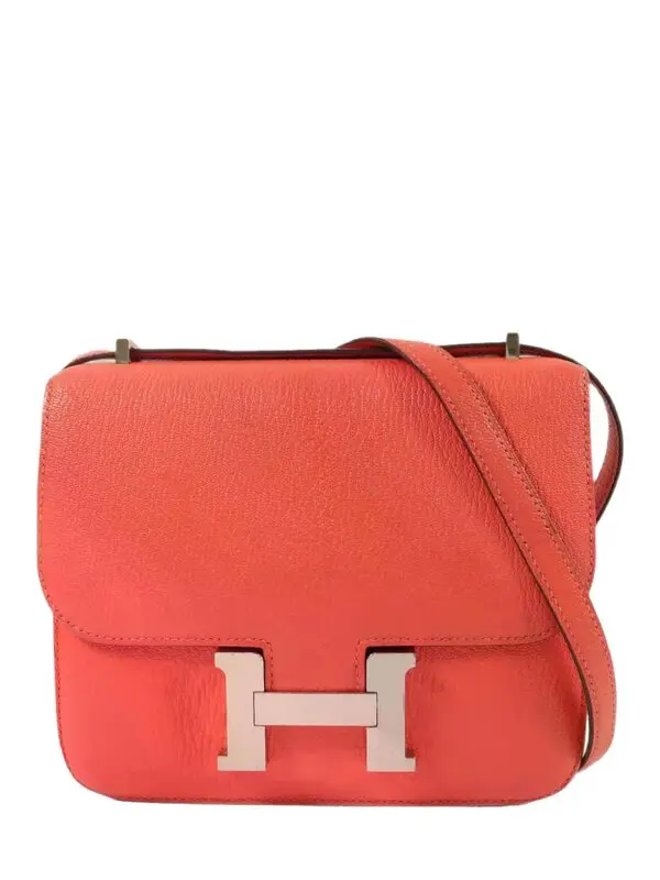 Hermès Constance Shoulder Bag - Pink
