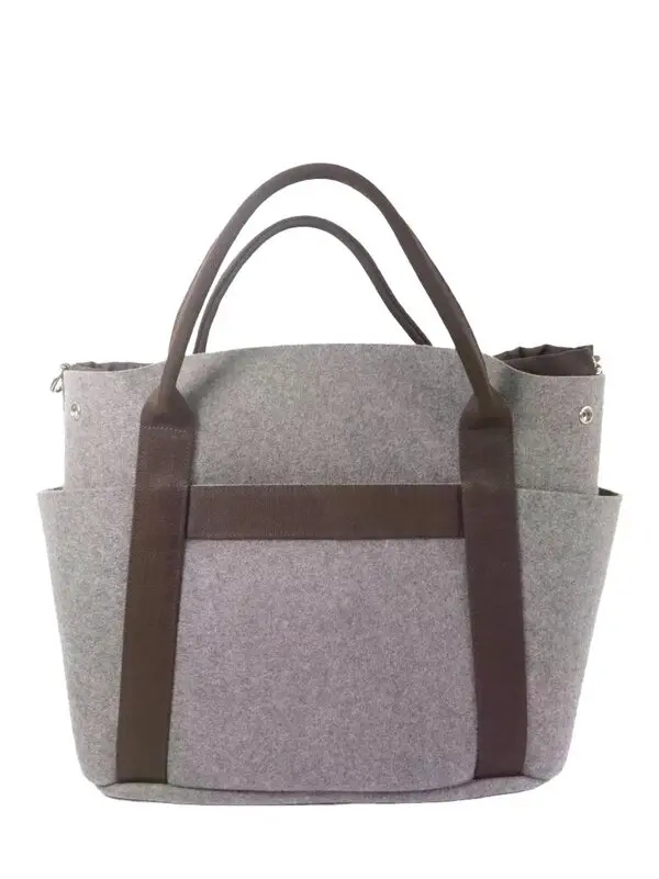 Hermès Sellier Grooming Tote Bag - Grey