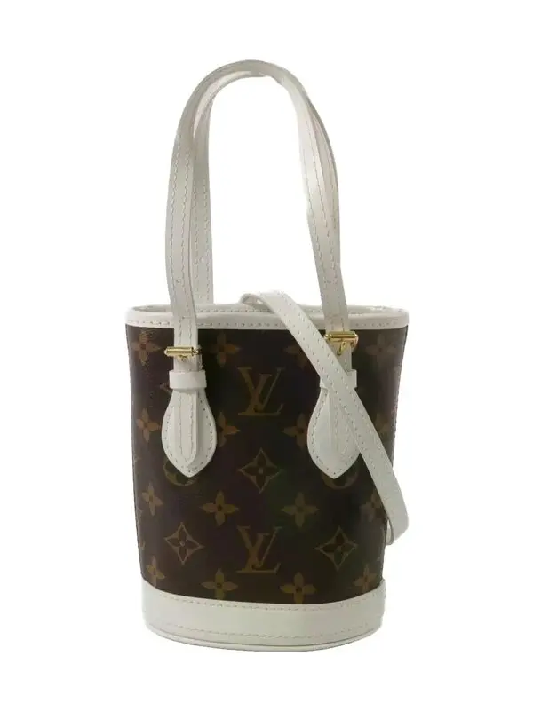 LOUIS VUITTON Nano Bucket Tote Bag - Brown