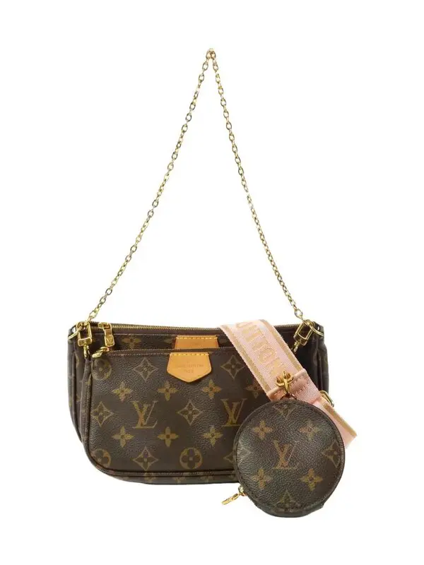 LOUIS VUITTON Multi Pochette Accessoires Monogram Shoulder Bag - Brown