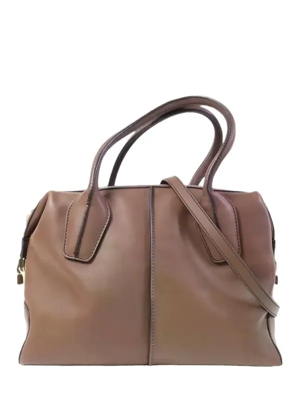 TOD'S D-styling Bauletto Medium Shoulder Bag - Brown