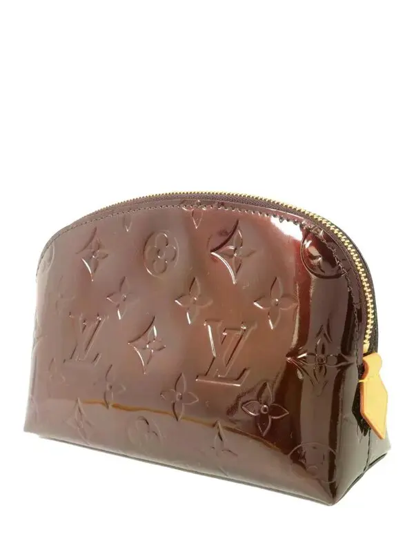 LOUIS VUITTON Monogram Vernis Cosmetic Pouch - Brown