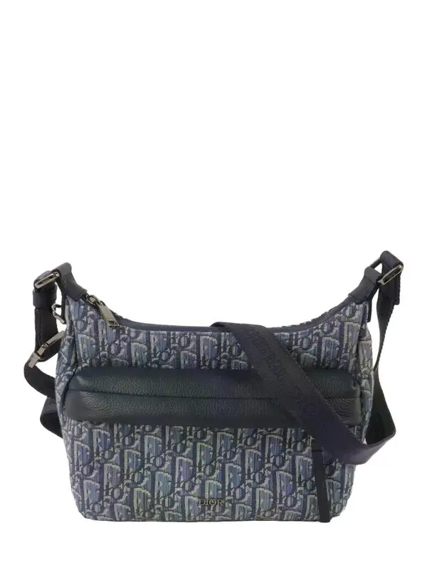 Dior Small Oblique Rider Shoulder Bag - Blue