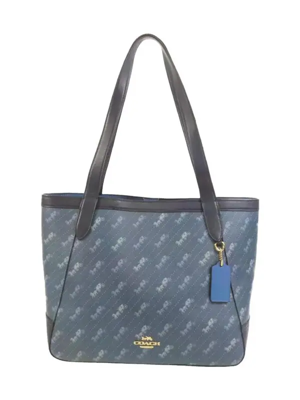 COACH VINTAGE Horse And Carriage Shoulder Bag - Blue