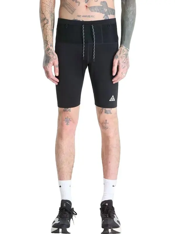 Nike Lava Loops" Trail Running Tights - Black