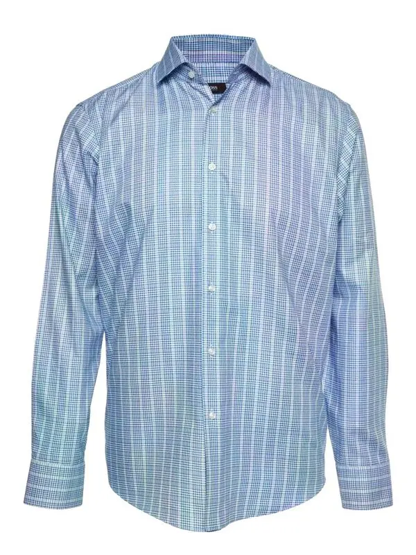 BOSS Gordon Checked Shirt - Blue