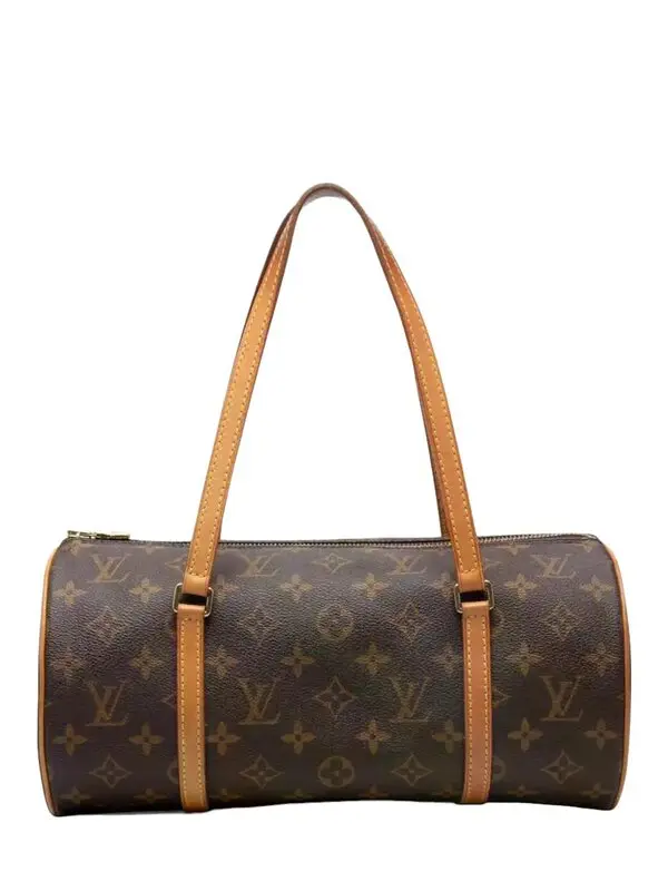LOUIS VUITTON Monogram Papillon 30 Handbag - Brown