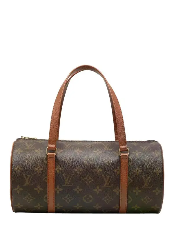 LOUIS VUITTON Monogram Papillon 30 Handbag - Brown