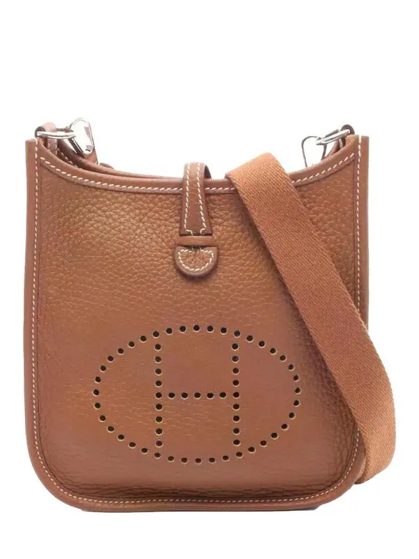 Hermès 2022 Clemence Evelyne I Tpm Crossbody Bag - Brown
