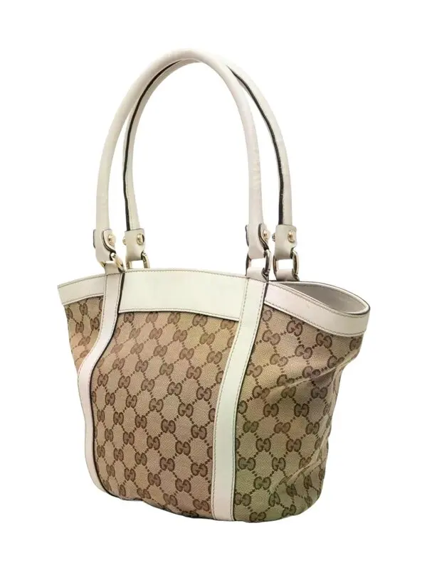 Gucci Gg Canvas Abbey D Ring Handbag - Neutrals