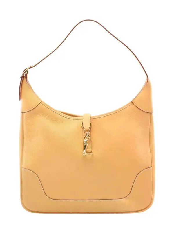 Hermès Clemence Trim Ii 35 Shoulder Bag - Yellow