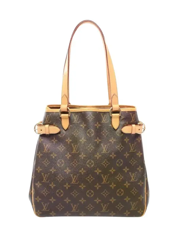 LOUIS VUITTON Monogram Batignolles Vertical Tote Bag - Brown