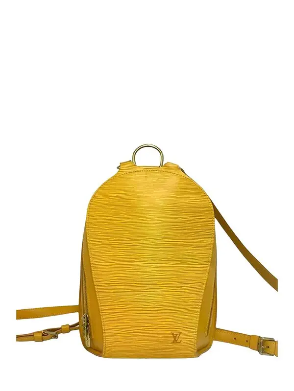 LOUIS VUITTON Epi Mabillon Backpack - Yellow