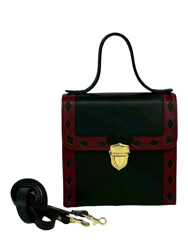 Saint Laurent 20th Century Leather Satchel - Black