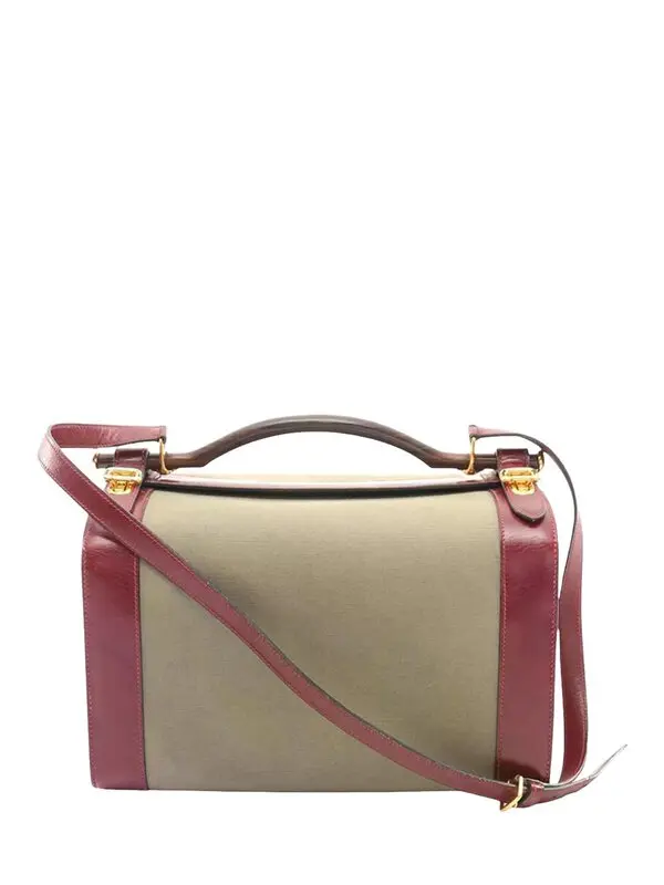 Hermès Toile Cosmos Satchel - Neutrals