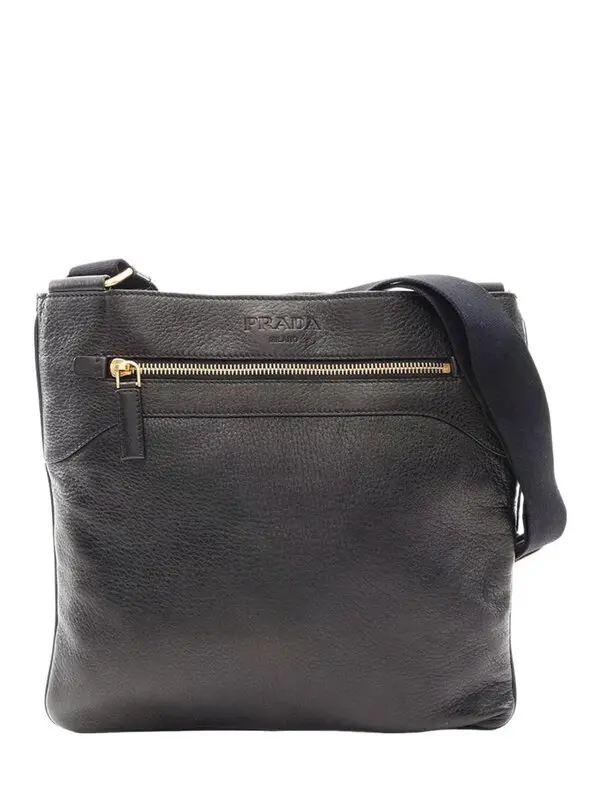 Prada Vitello Daino Crossbody Bag - Black