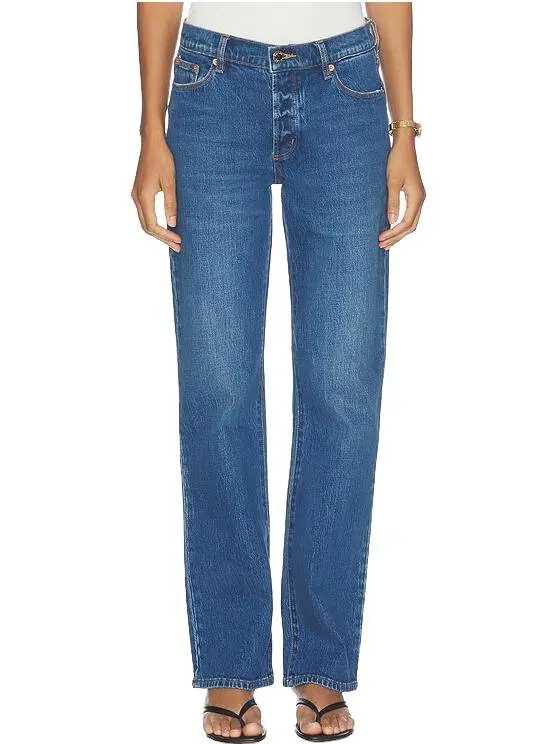 Rolla's Meg Straight Jeans - Blue