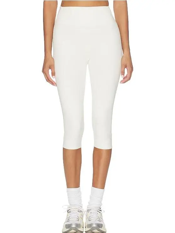 NIKESKIMS Matte 17 Inch Crop Pants - Ivory