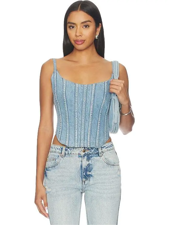 Retrofete Marishka Top - Blue