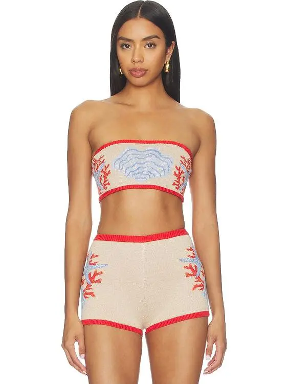 Retrofete Aralyn Knit Bandeau - Neutral