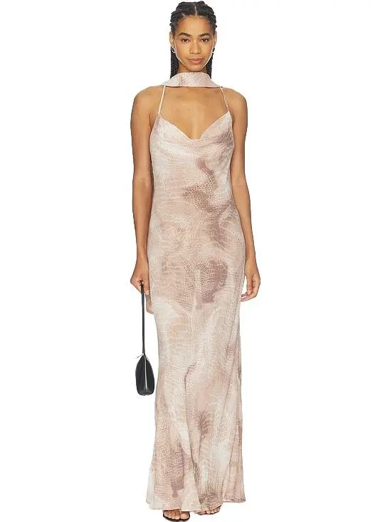 AFRM Cheryl Dress - Brown
