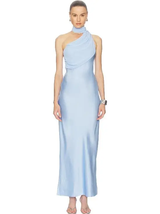 Amanda Uprichard Myra Dress - Baby Blue