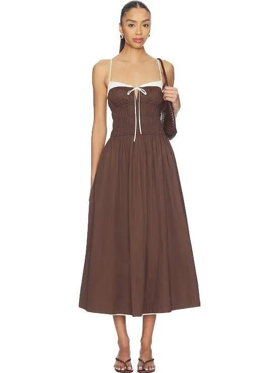 NIA Thomas Dress - Chocolate