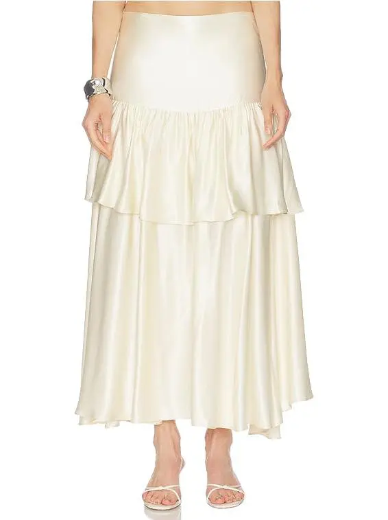 LAMARQUE Chalina Skirt - Cream